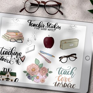 Teacher Digital Planner Stickers for Goodnotes 5, Digital Planner ...