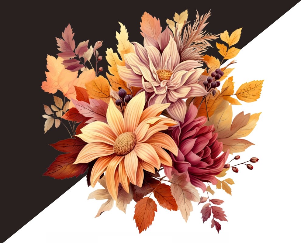 Fall Flowers Backgrounds For Computer