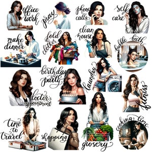 Girls Clipart, Daily Life Routine, To-do Lists for Strong Women ...