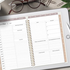 Digital Teacher Planner: Undated Daily Weekly Planner for iPad Pro ...