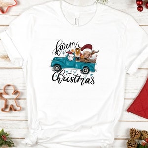 Farm Christmas, Png Sublimation, Farm Life, Christmas Old Truck, Farm ...