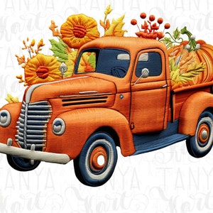 Fall Truck With Pumpkins PNG - Autumn Leaves and Fall Arrangement ...