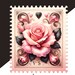 Valentine's Day Retro Clip Art With Vintage Stamps, Postage Vintage ...