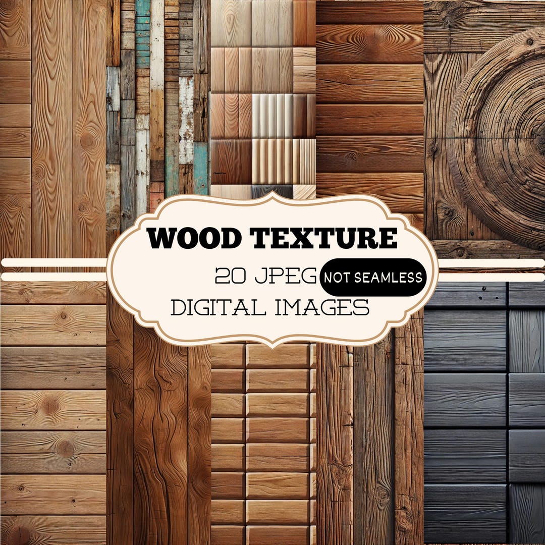 Rustic Wood Texture Digital Paper: Vintage Grain Backgrounds (digital ...