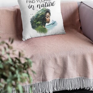 Find Yourself in Nature PNG Digital Illustration Sublimation Art for ...