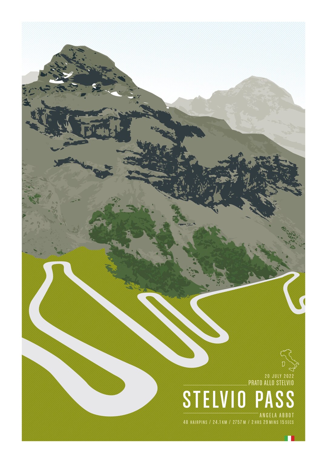 Personalised Stelvio Pass - Etsy