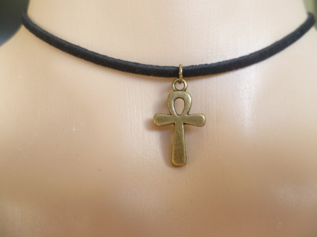 Ankh Choker,ankh Necklace,egyptian Jewelry,choker Necklace,ankh Jewelry ...