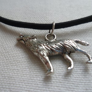 Wolf Choker, Wolf Necklace,wiccan Jewelry,silver Wolf,wolf Jewelry ...