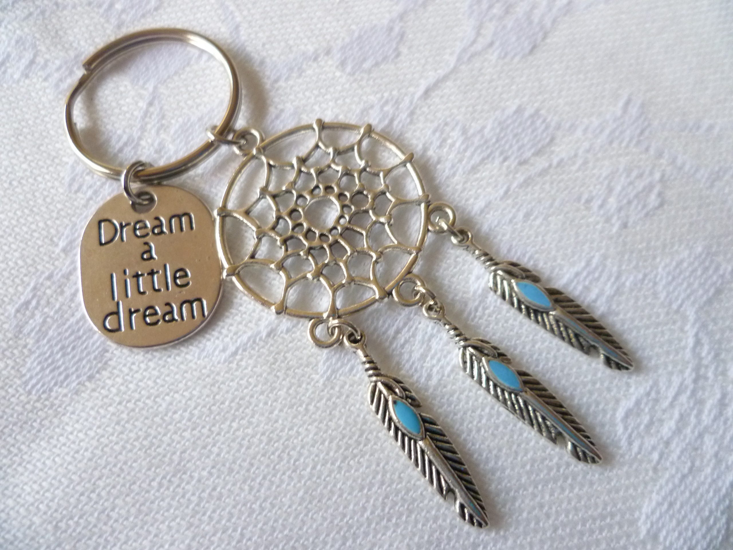 Dreamcatcher key ringdream catcher keychainbag | Etsy