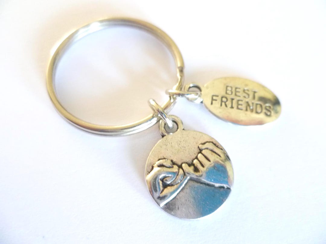 Pinky Promise Keychain,best Friends Key Ring,pinky Swear Gift,bag Charm ...