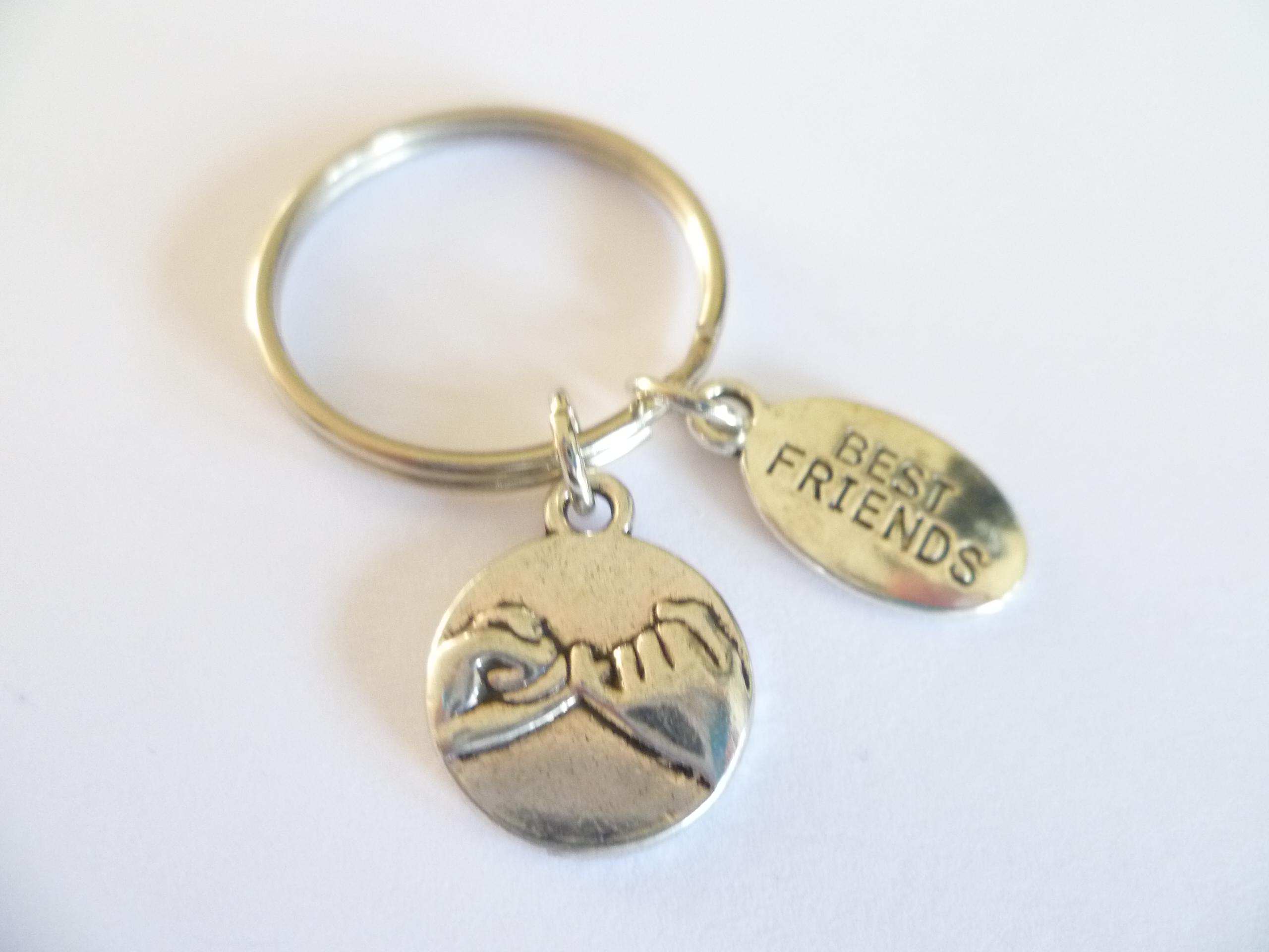 Pinky Promise Keychain,best Friends Key Ring,pinky Swear Gift,bag Charm ...