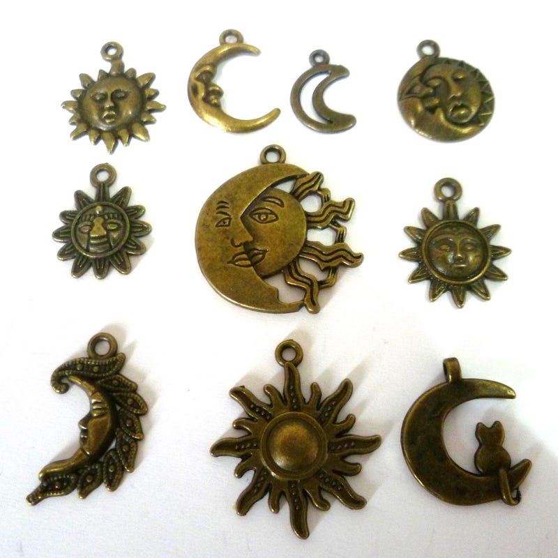 Antique Bronze Journal Charm - Etsy UK