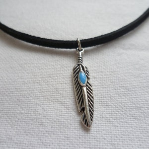 Feather Choker,boho Choker Feather Necklace,black Choker,choker ...