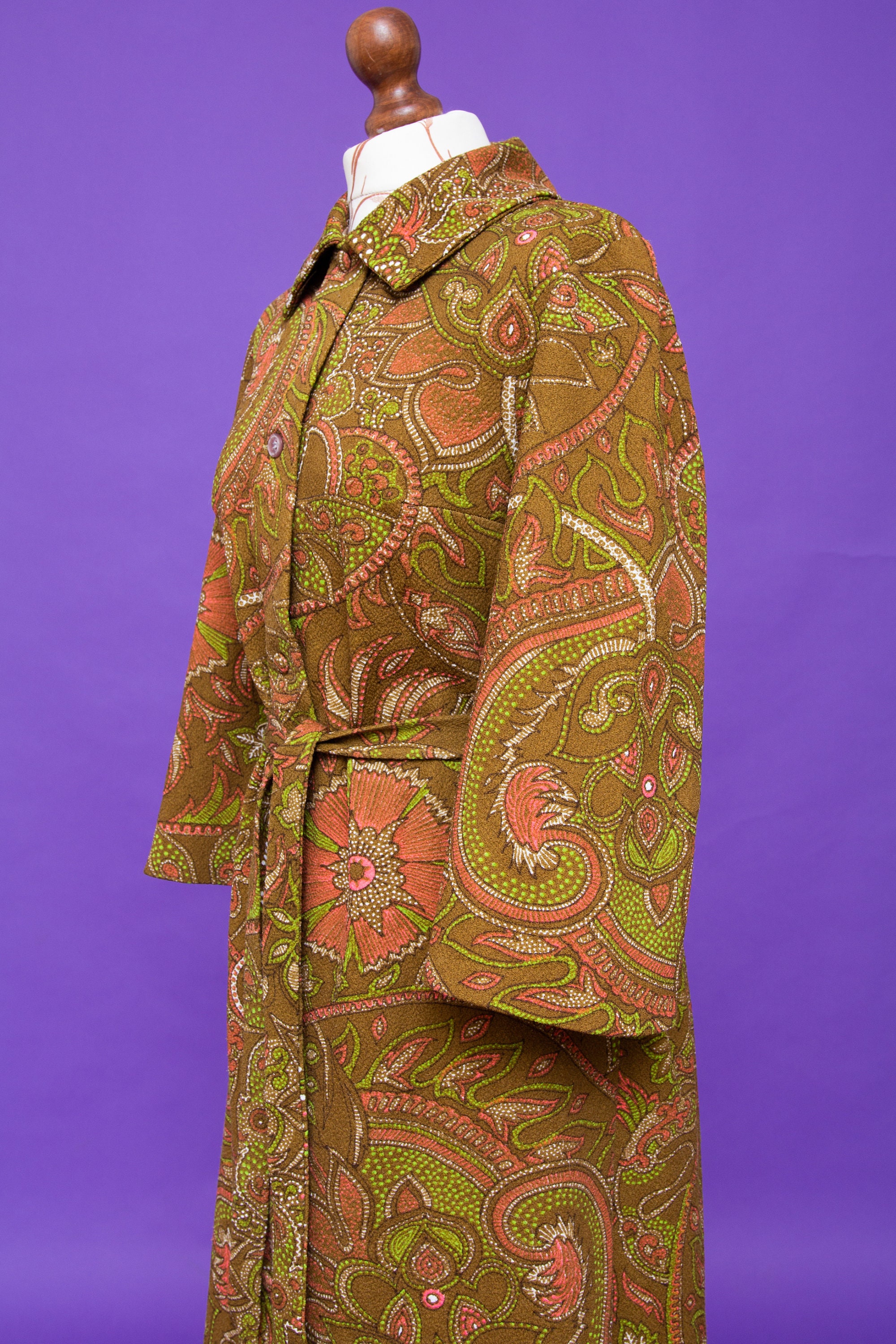 Beautiful 1970's Hippie PSYCHEDELIC Robe . so Magical - Etsy
