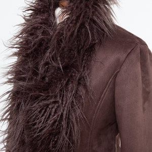 The Ultimate DAISY JONES COAT. Dreamy 60s 70s Style Faux Mongolian Fur ...