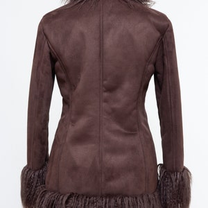 The Ultimate DAISY JONES COAT. Dreamy 60s 70s Style Faux Mongolian Fur ...