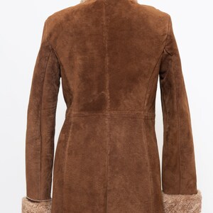Vintage 60s 70s Style Woodstock Faux Fur & Real Suede Leather Afghan ...