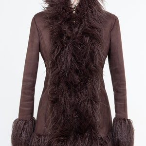The Ultimate DAISY JONES COAT. Dreamy 60s 70s Style Faux Mongolian Fur ...