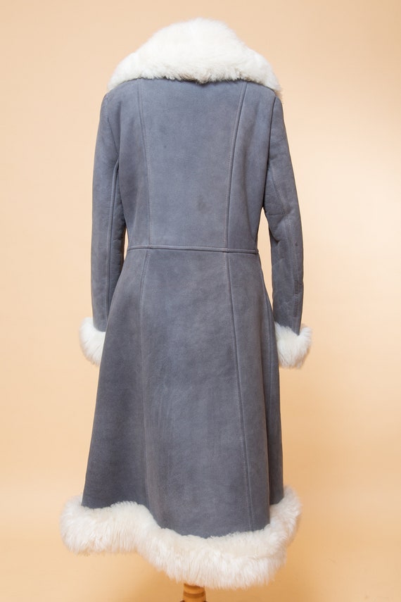 INCREDIBLE RARE VINTAGE leather princess coat with dr… - Gem