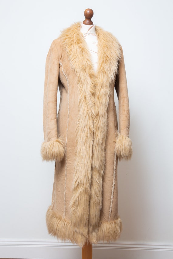 ICONIC Penny Lane 70s afghan boho maxi coat! Vintage … - Gem