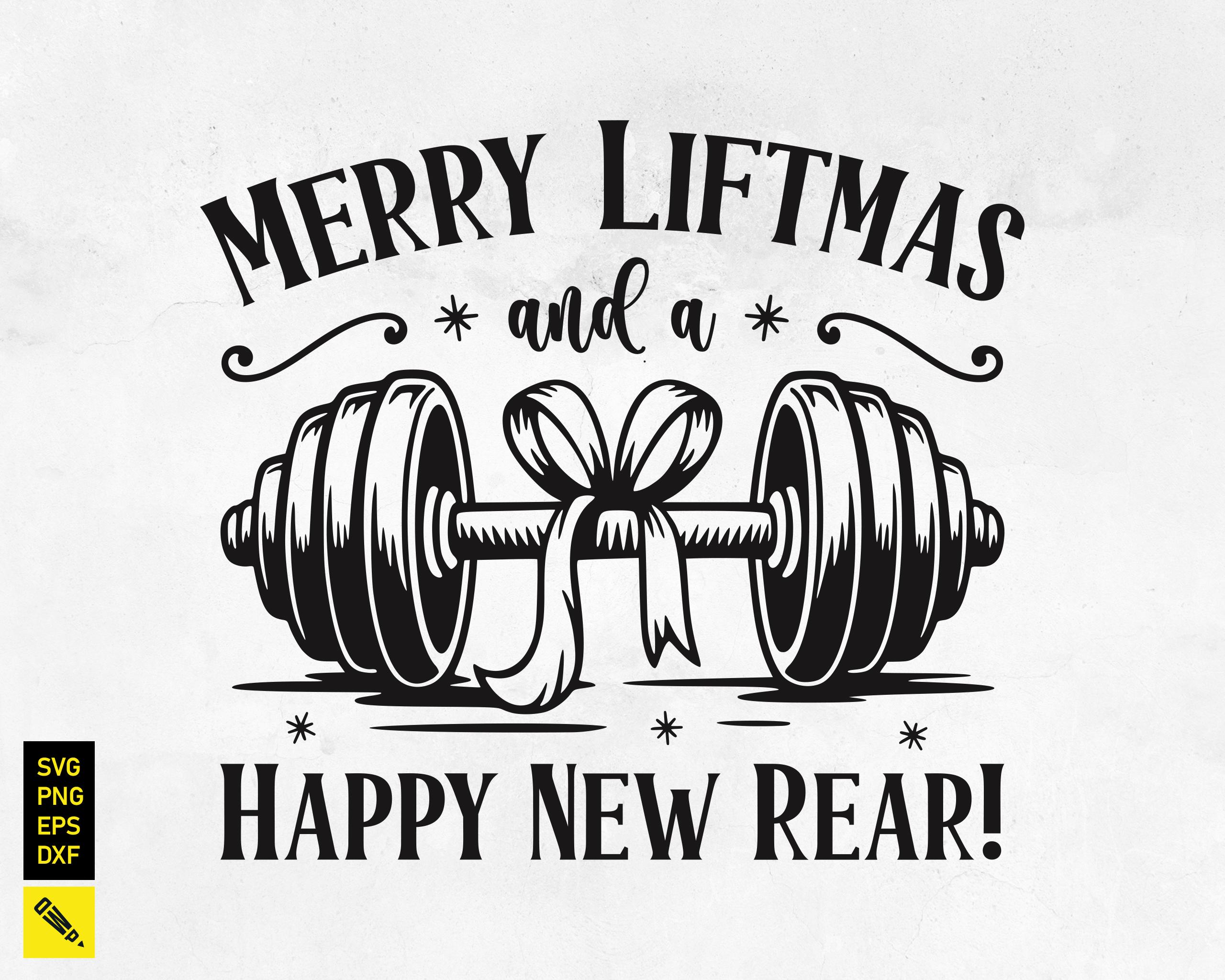 Merry Liftmas SVG: Funny Fitness Christmas Quote (digital Download) - Etsy