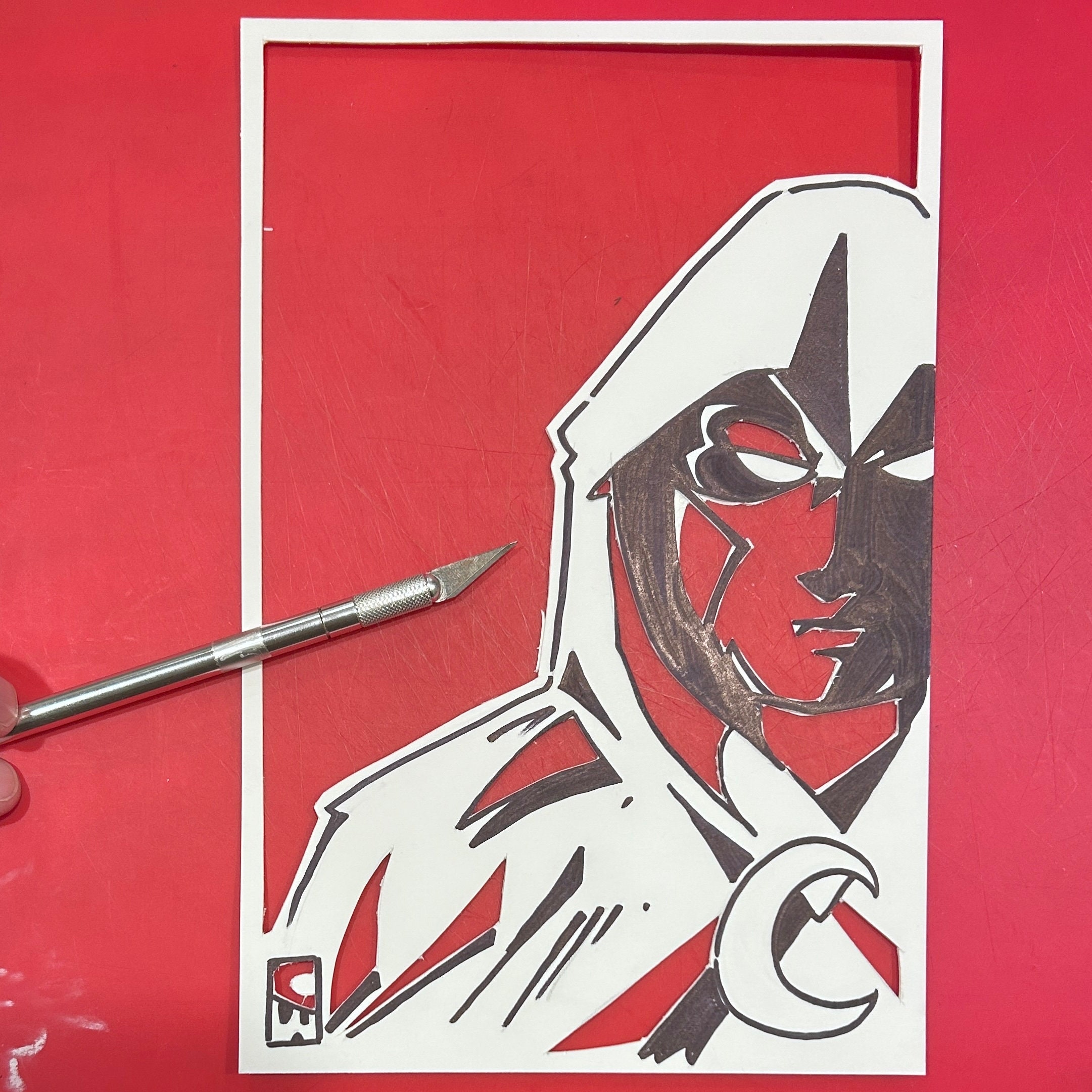 Custom Cut Comic Boards Moon Knight - Etsy