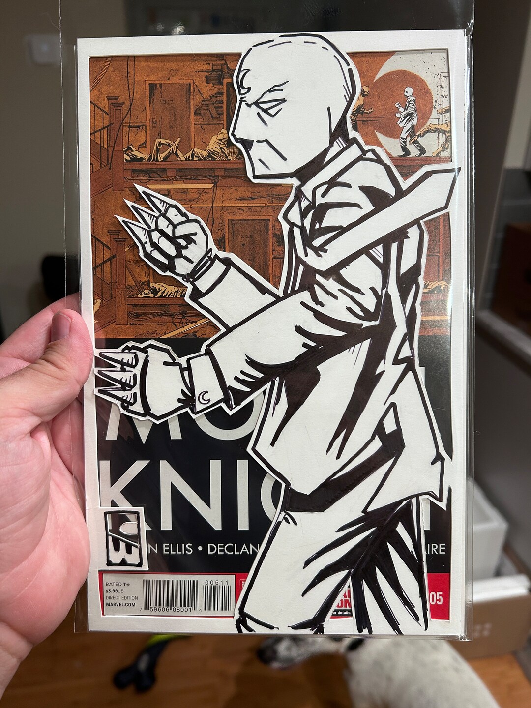 Custom Cut Comic Boards Mr. Knight - Etsy