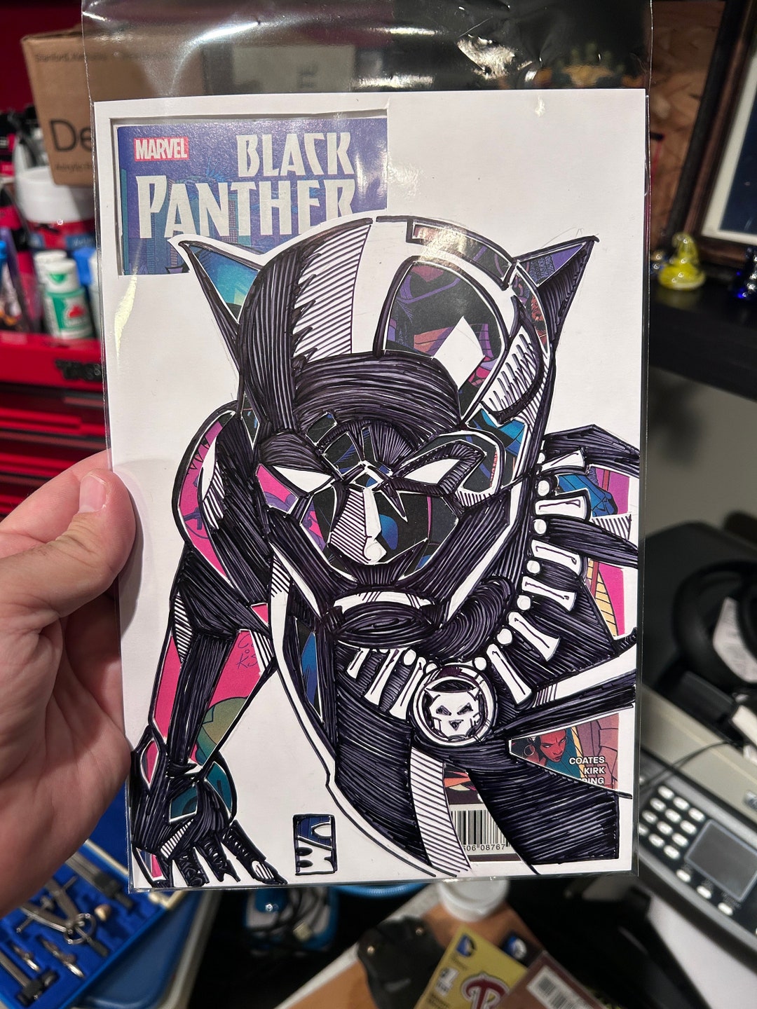 Custom Cut Comic Boards Black Panther - Etsy