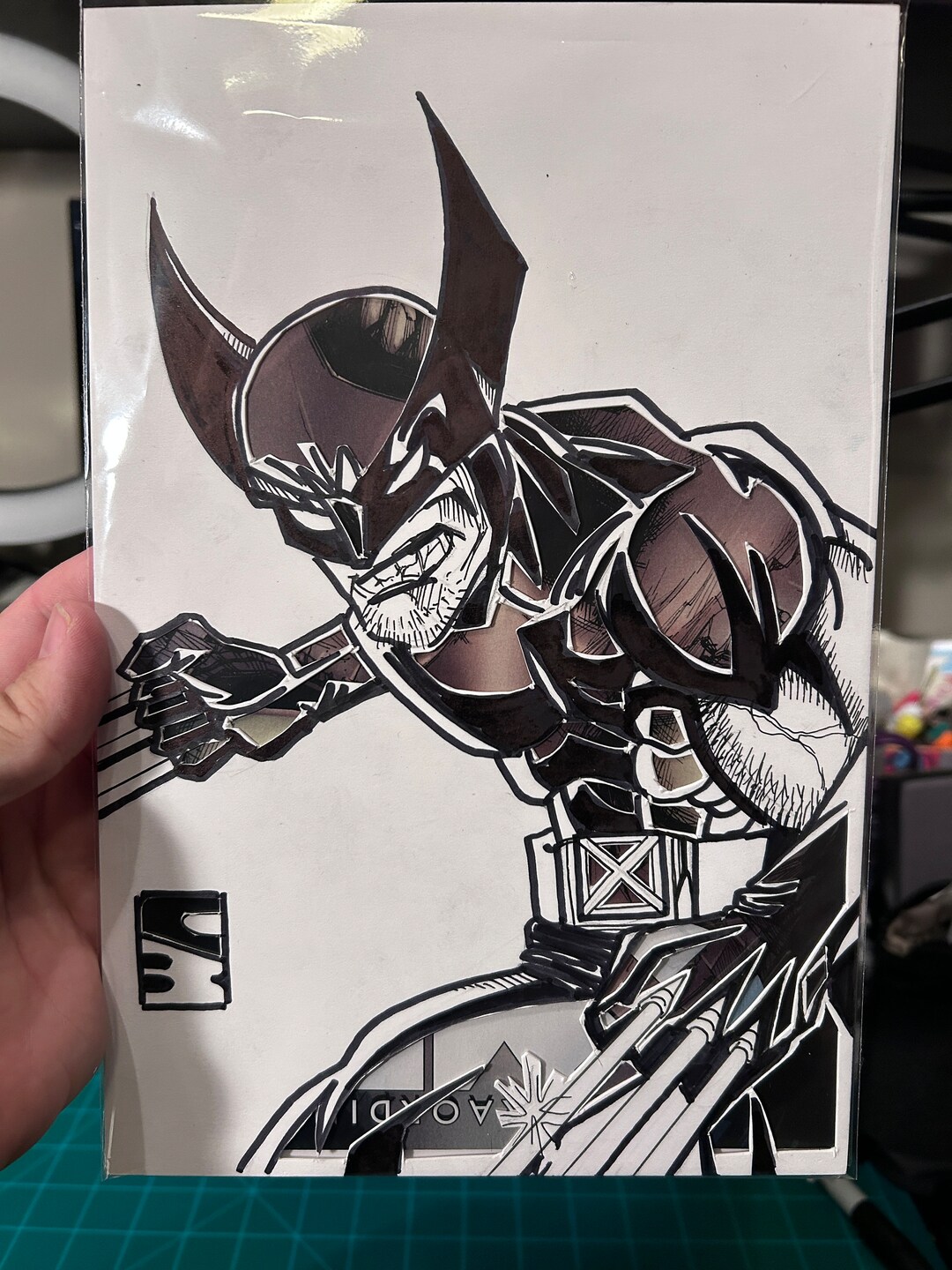 Custom Cut Comic Boards Wolverine - Etsy