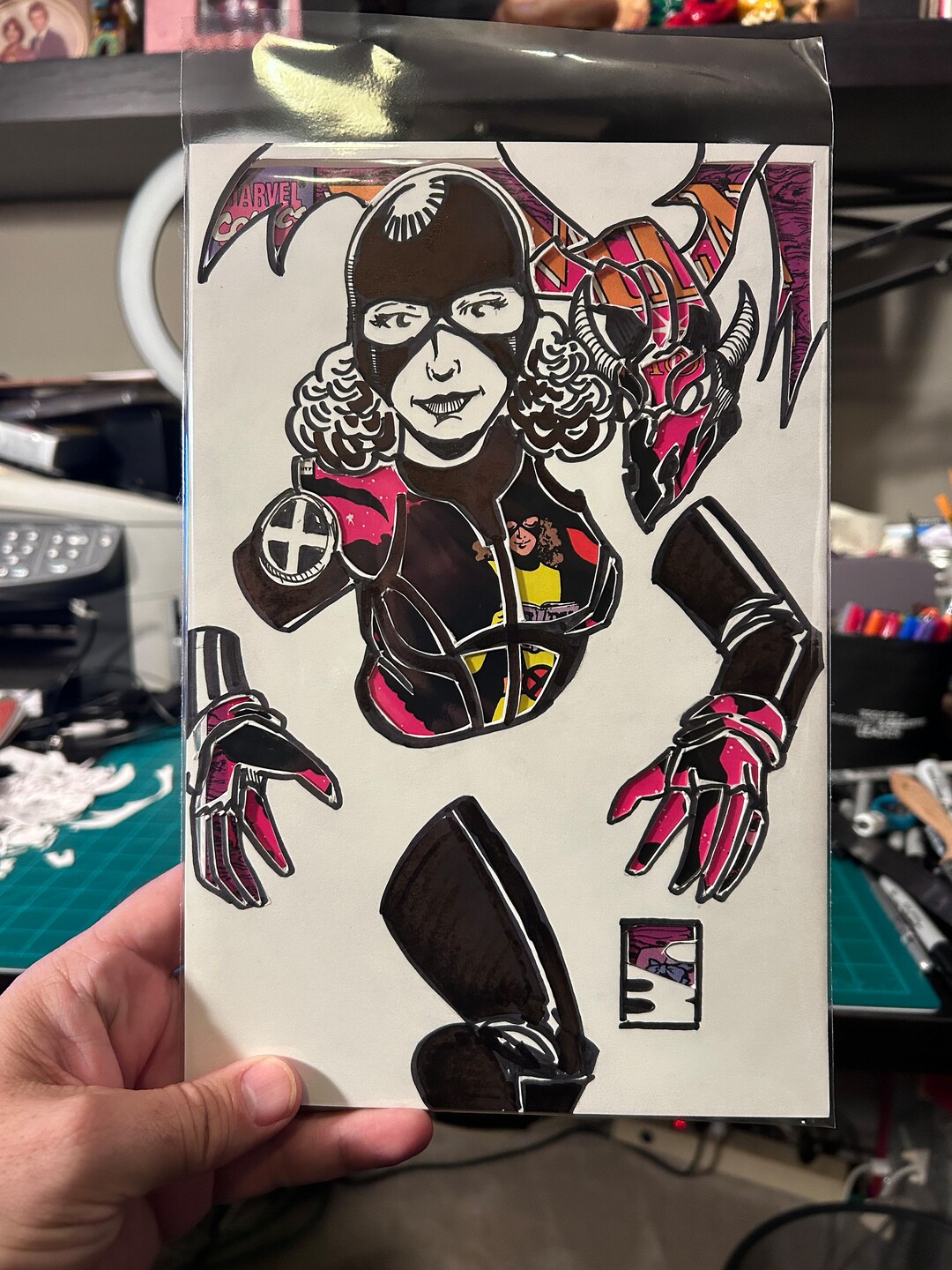 Custom Cut Comic Boards Kitty Pride - Etsy