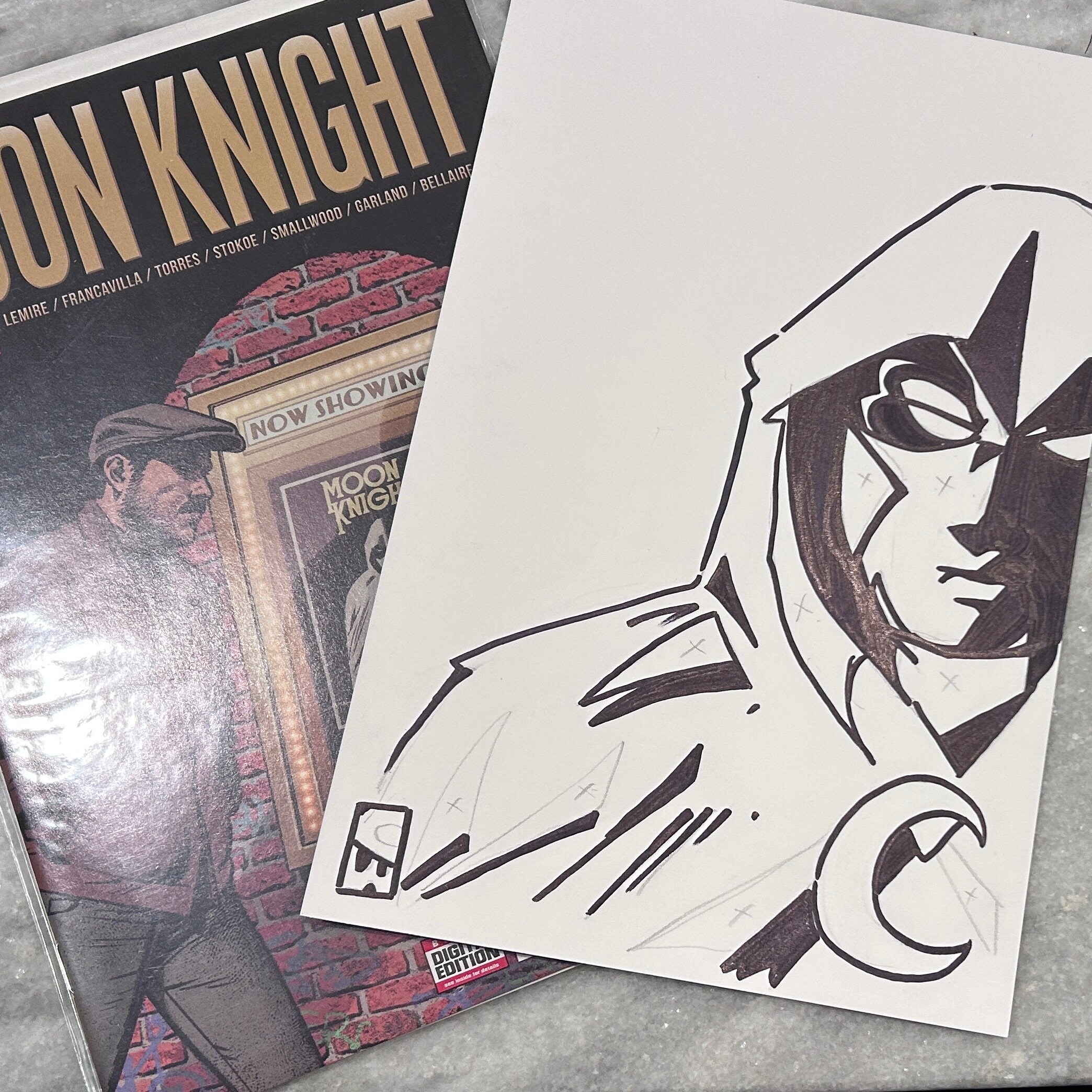 Custom Cut Comic Boards Moon Knight - Etsy