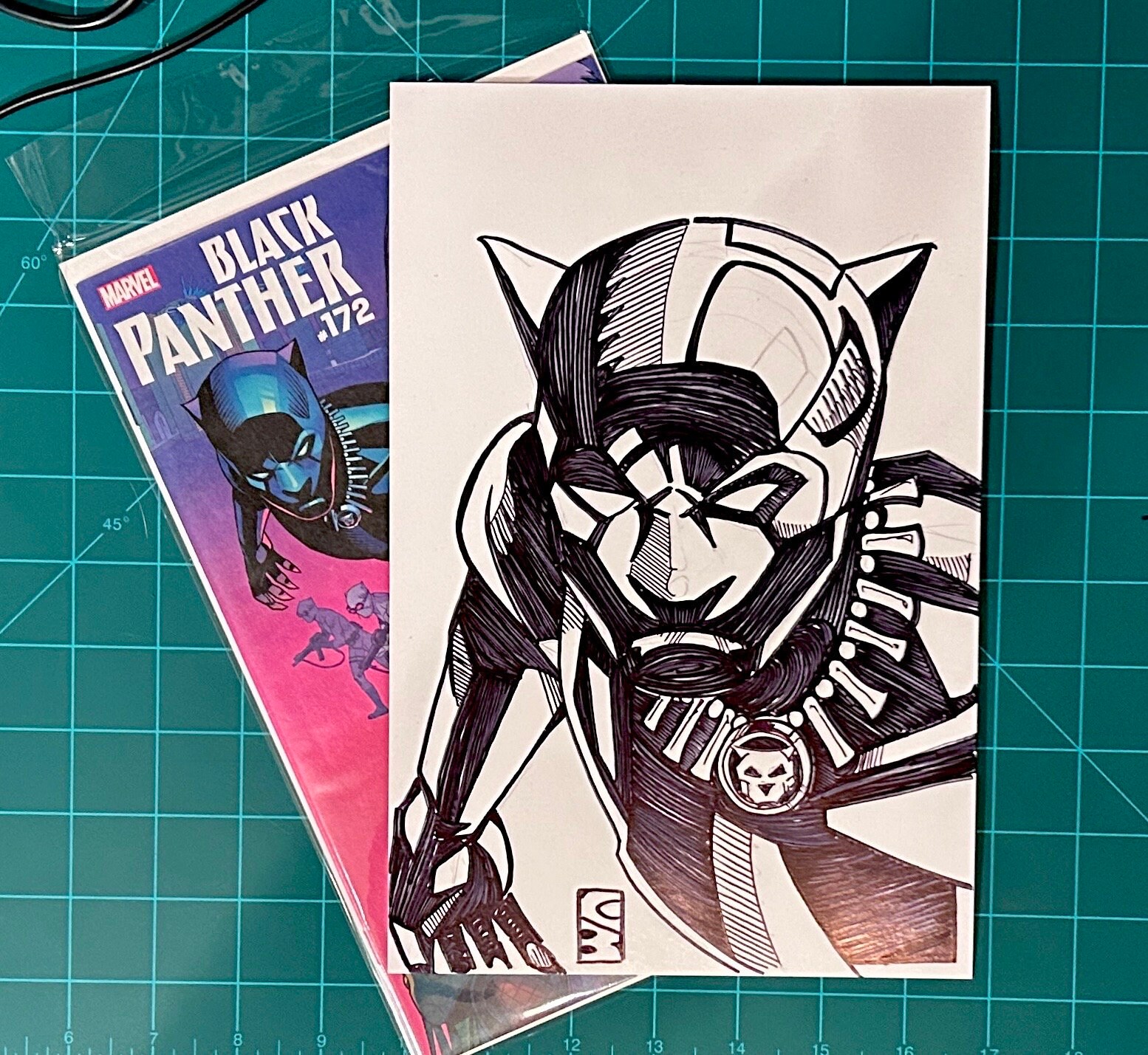 Custom Cut Comic Boards Black Panther - Etsy