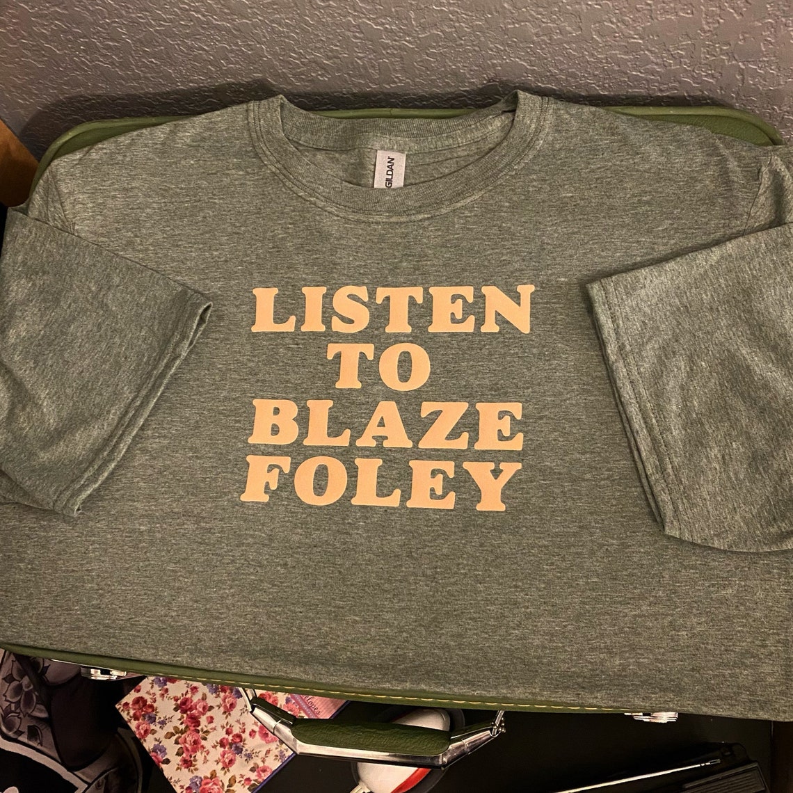 Listen to Blaze Foley Custom Crew T-shirt - Etsy