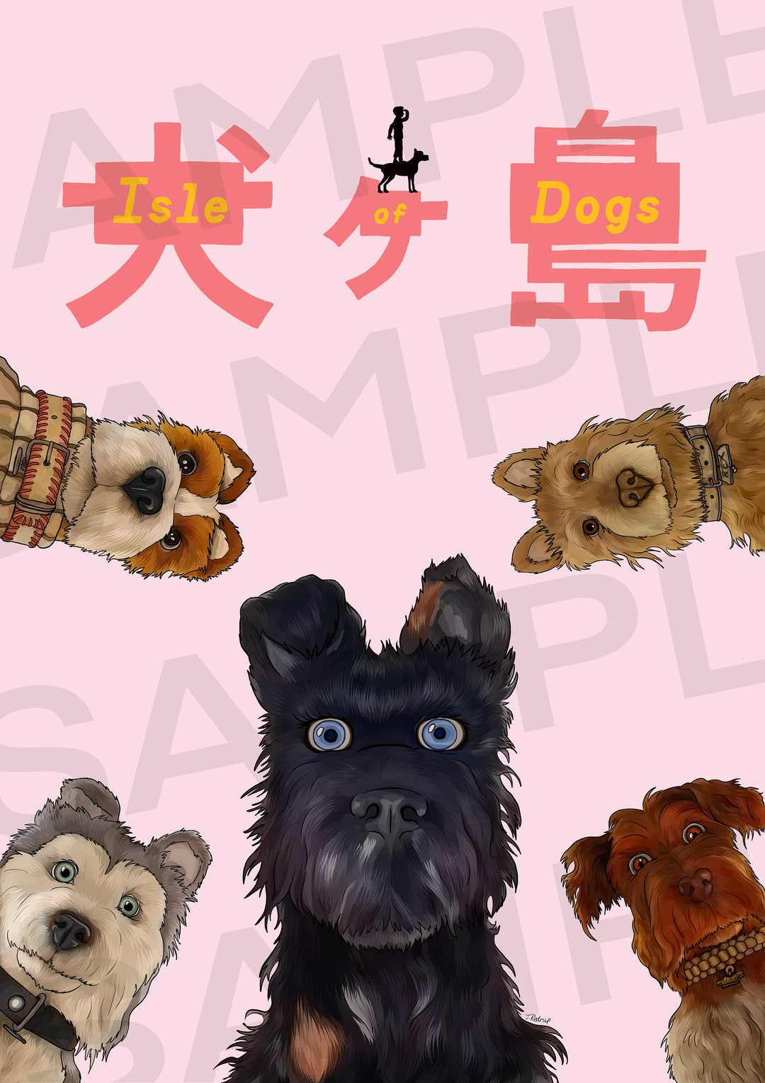 Isle of Dogs Artwork [digital Download Print Your Own File] Poster ...