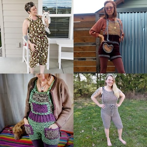 Simple Crochet Overalls Crochet Pattern, Beginner Friendly, Super ...