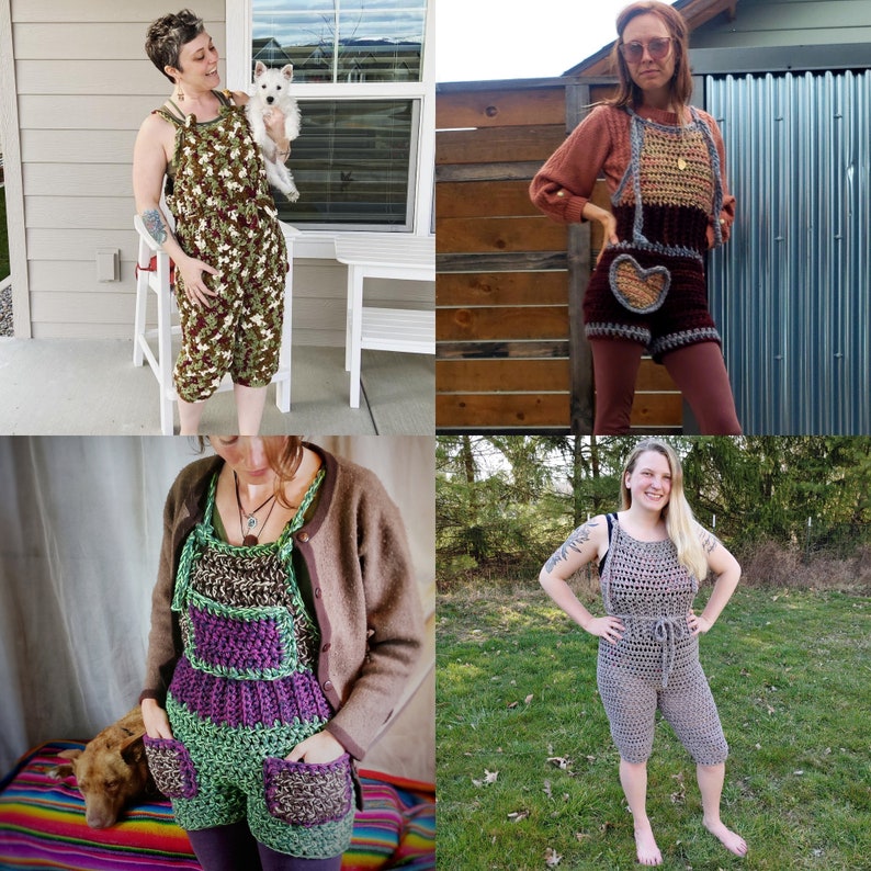 Simple Crochet Overalls Crochet Pattern Beginner Friendly - Etsy