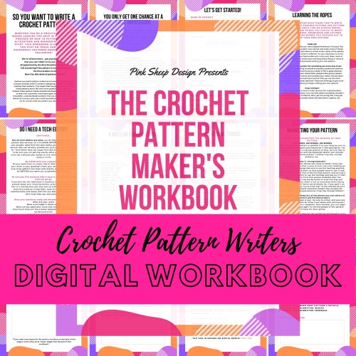 Crochet Pattern Writers Workbook How to Write Crochet - Etsy