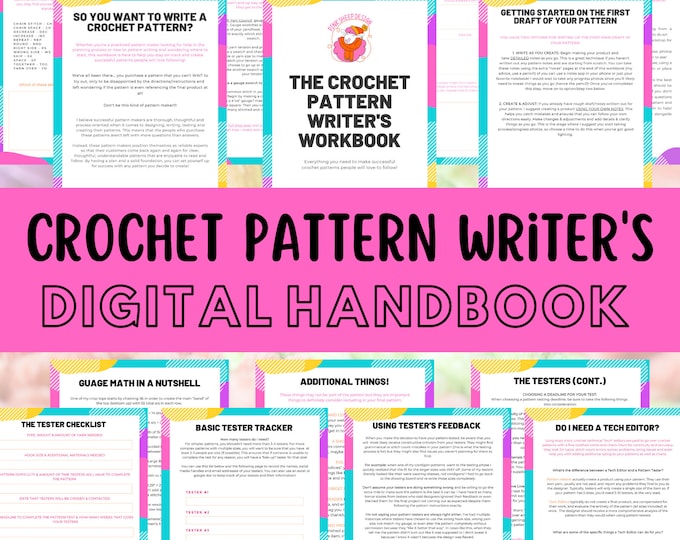 Crochet Pattern Writers Workbook How to Write Crochet - Etsy