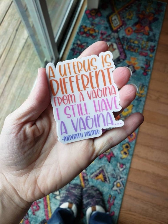 Funny Uterus Vinyl Sticker Hysterectomy Gift Vagina Laptop | Etsy