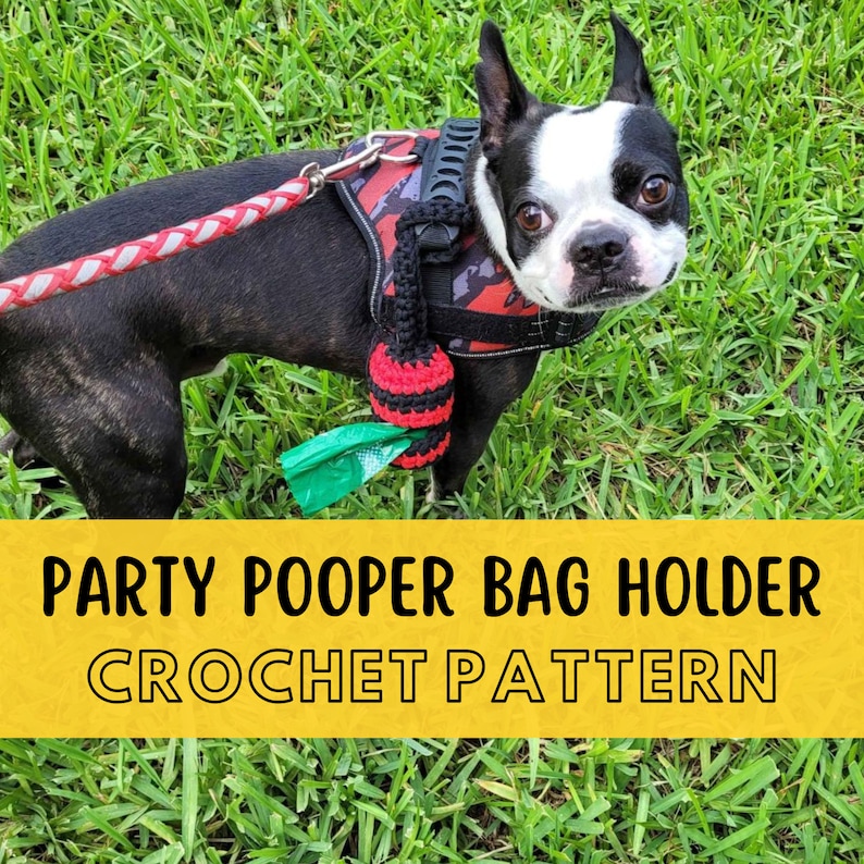 Easy Crochet Dog Poop Bag Holder Pattern, Beginner Friendly Fast Easy ...