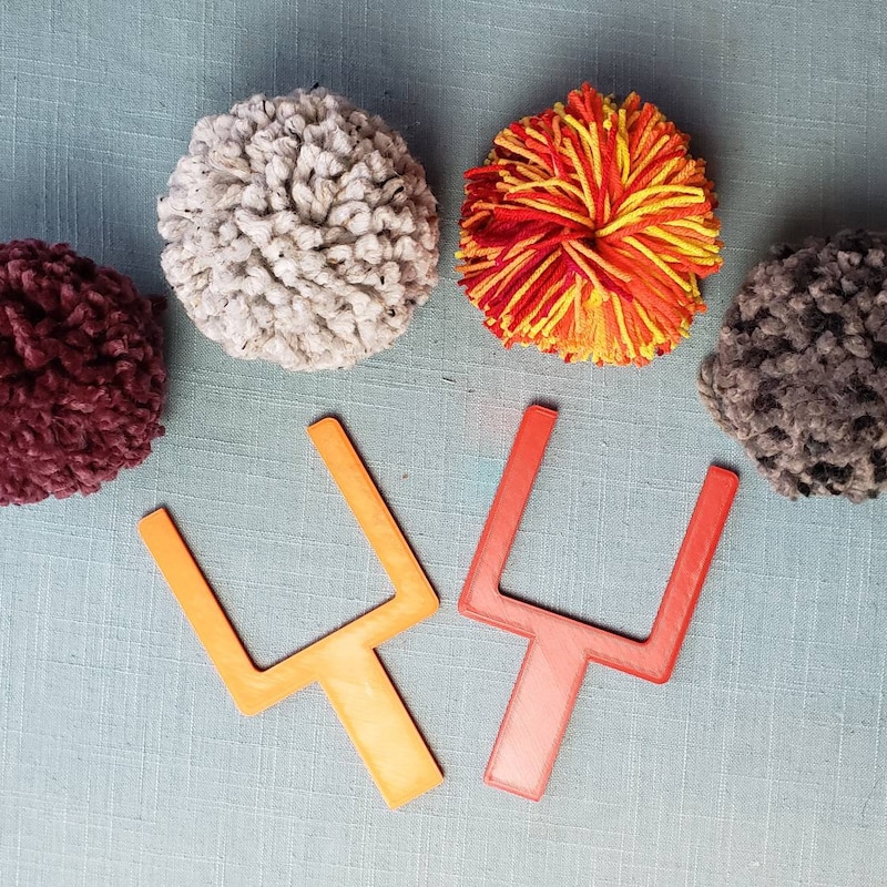 Pink Pom Poms - Etsy