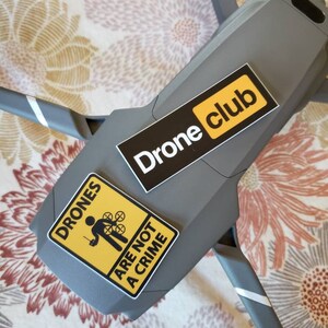 Drone Club Pilot Vinyl Sticker, Funny Drone Sticker, Drone Life Sticker ...