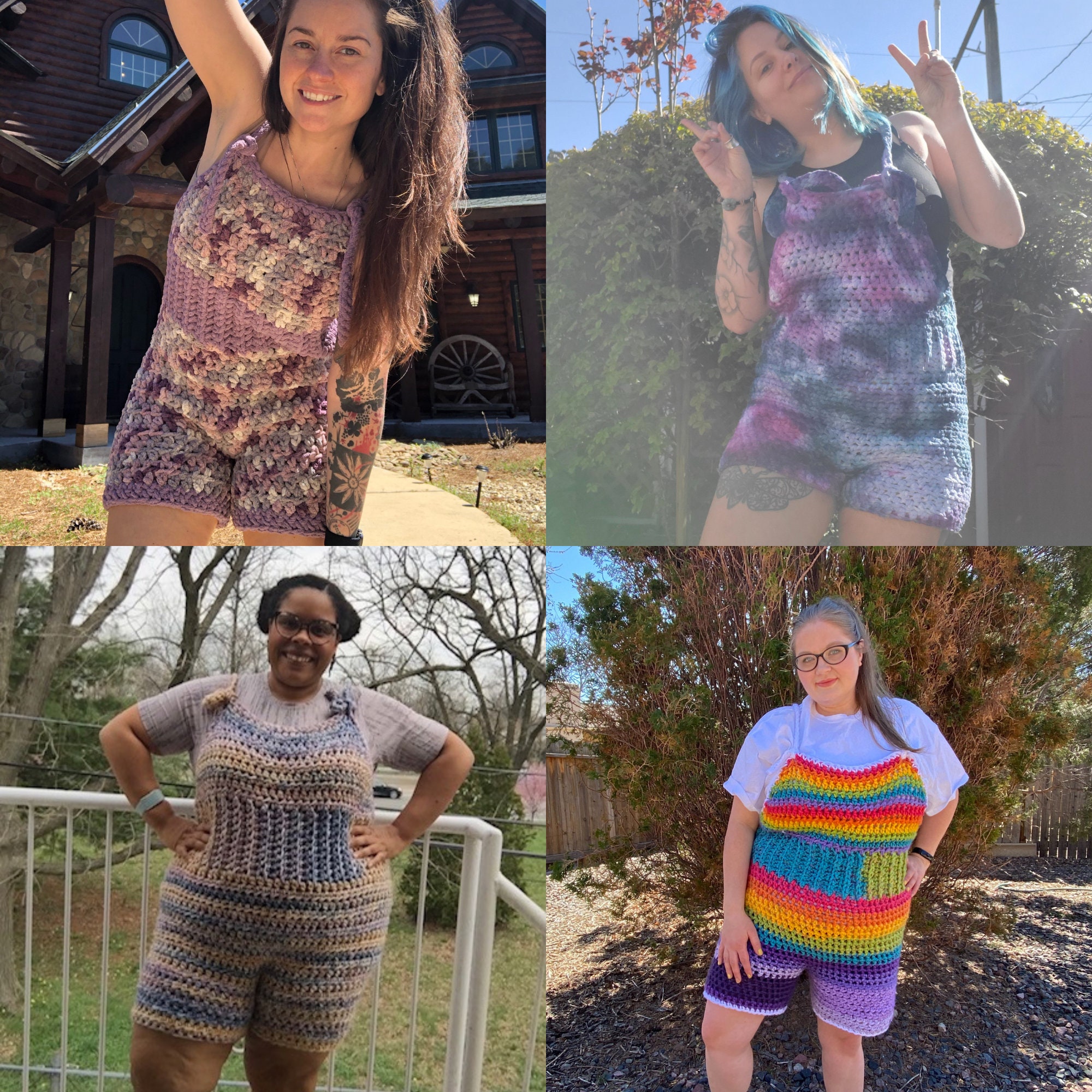 Simple Crochet Overalls Crochet Pattern Beginner Friendly - Etsy