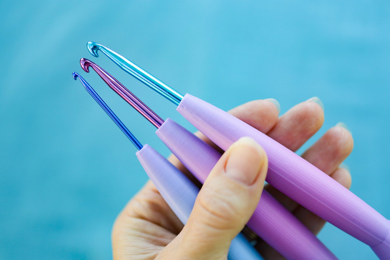 Ergonomic Unicorn Crochet Hooks, 3D Printed Hybrid Crochet Hook ...