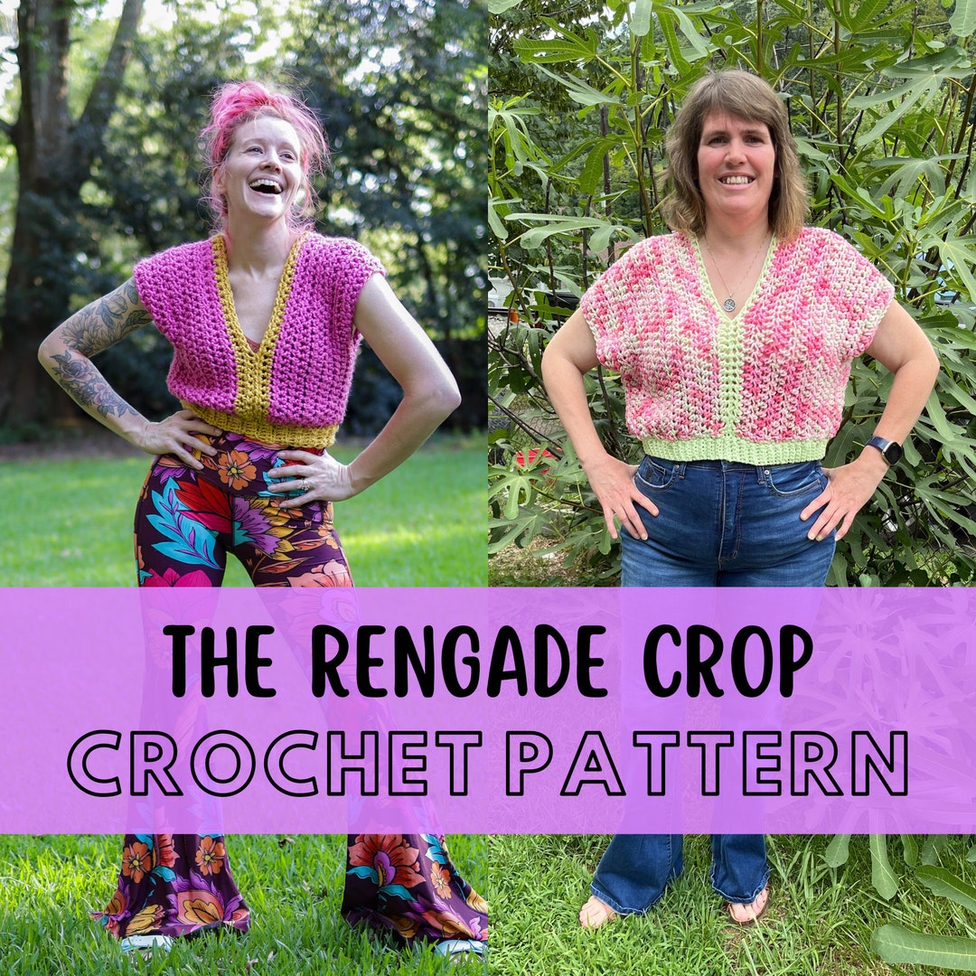 Simple Chunky Summer Crop Top Pattern, Beginner Friendly Size Inclusive ...
