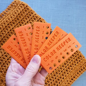 Yarn Project Color Keeper, Color Key Chart, Gift for Crocheter or ...