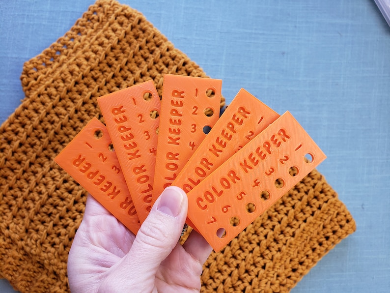 Yarn Project Color Keeper, Color Key Chart, Gift for Crocheter or ...