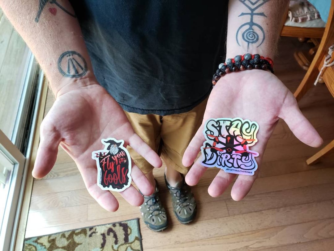 Drone Holographic Pilot Vinyl Sticker, Funny Drone Sticker, Dirty South ...