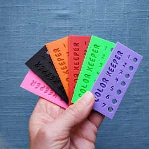 Yarn Project Color Keeper, Color Key Chart, Gift for Crocheter or ...