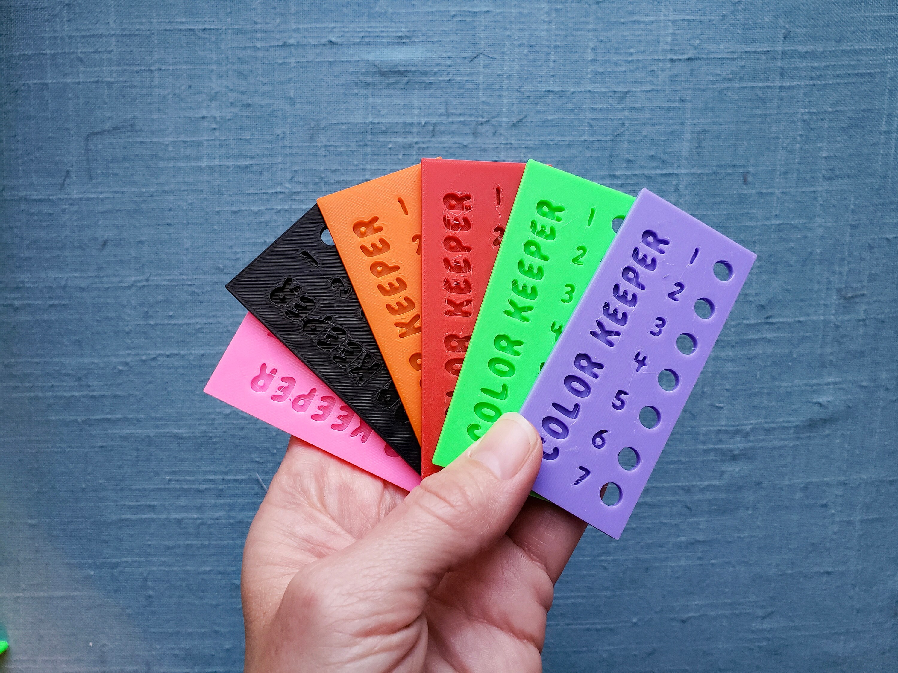Yarn Project Color Keeper, Color Key Chart, Gift for Crocheter or ...